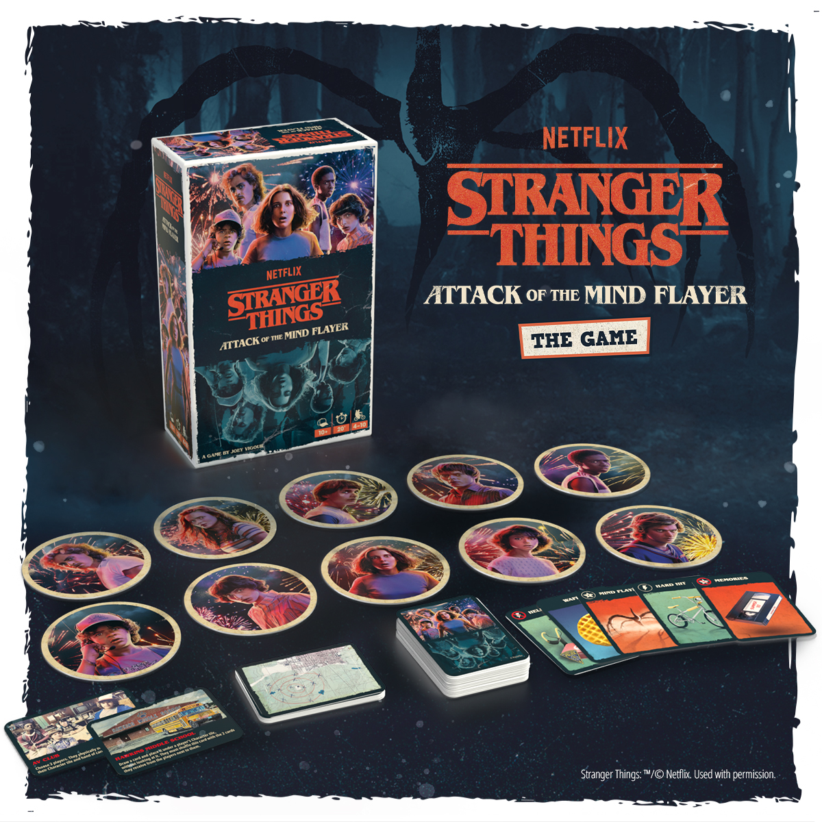 Stranger Things Attack of the Mind Flayer (2022) - Jeu de société ...